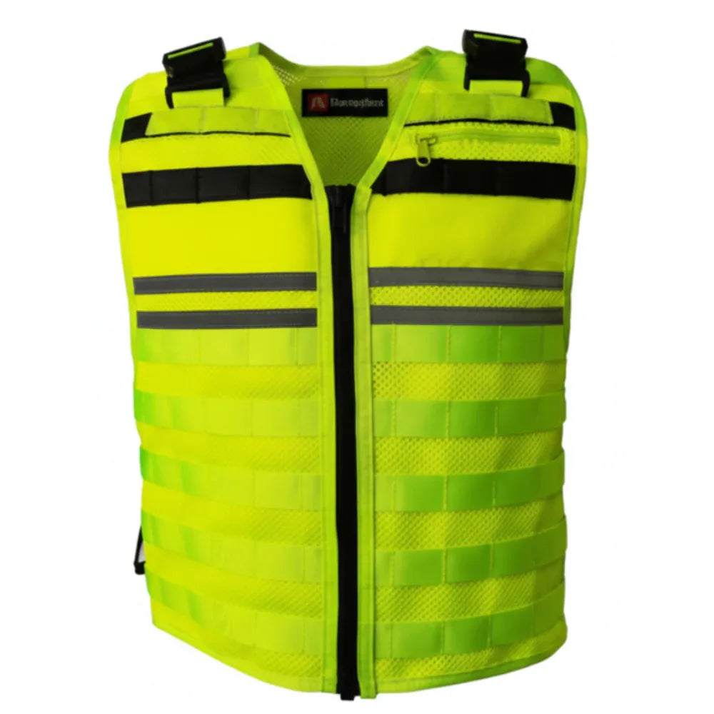 Fluorescent tactical vest | French military surplus | Surplus militaire