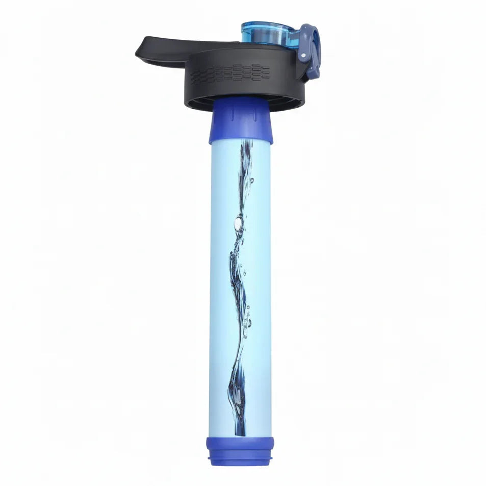 Water bottle with filter straw | French military surplus | Surplus ...